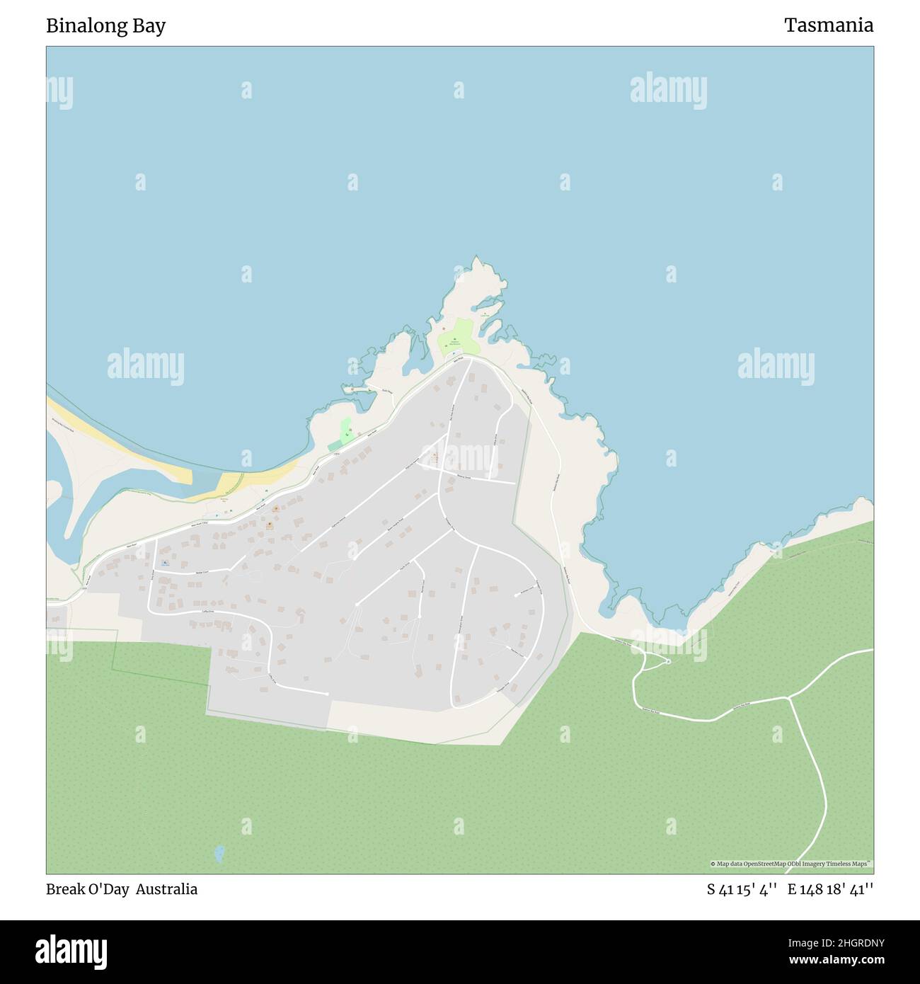 Binalong bay tasmania Cut Out Stock Images & Pictures - Alamy