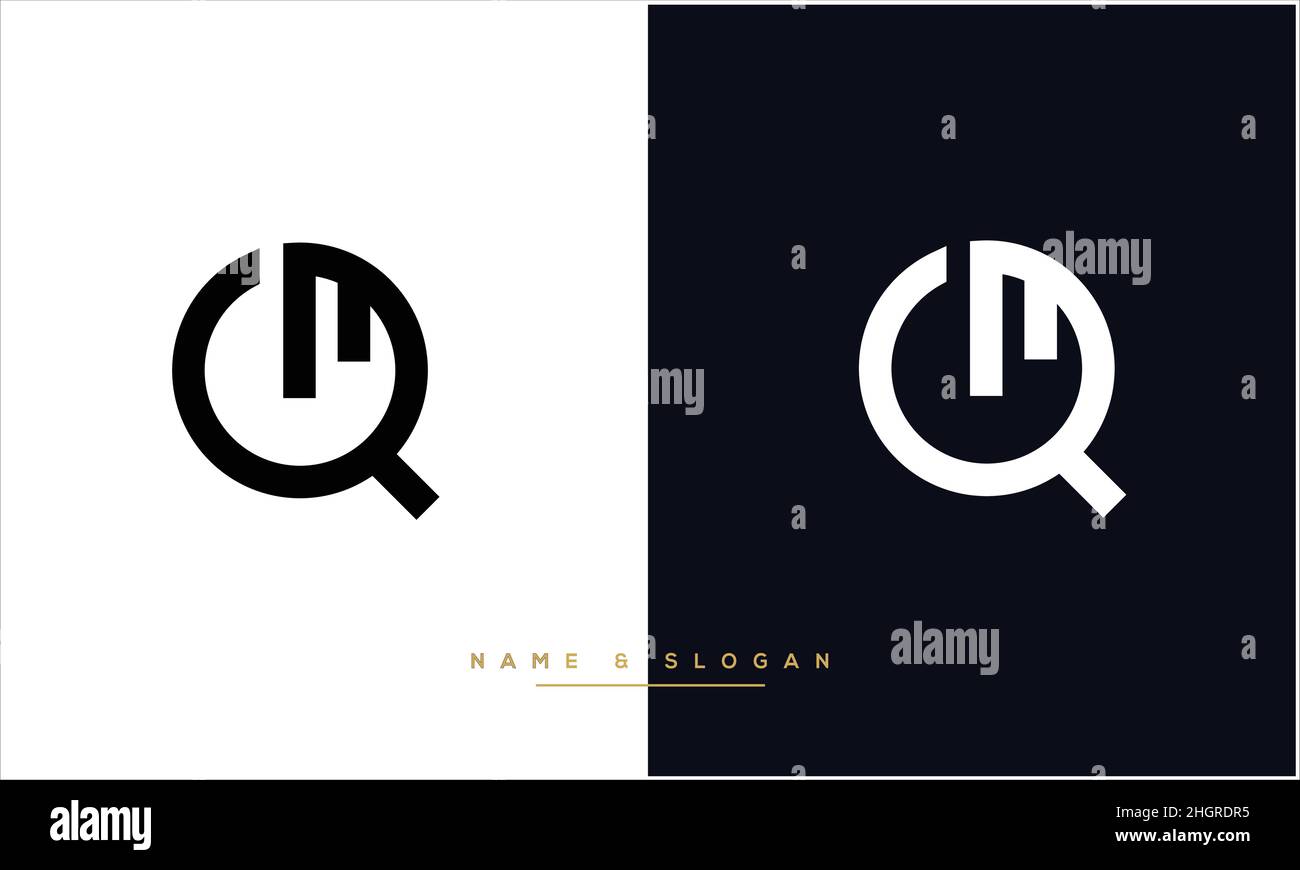 Qm letters hi-res stock photography and images - Alamy