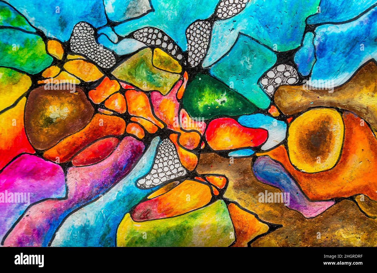 Neurographic drawing hi-res stock photography and images - Alamy