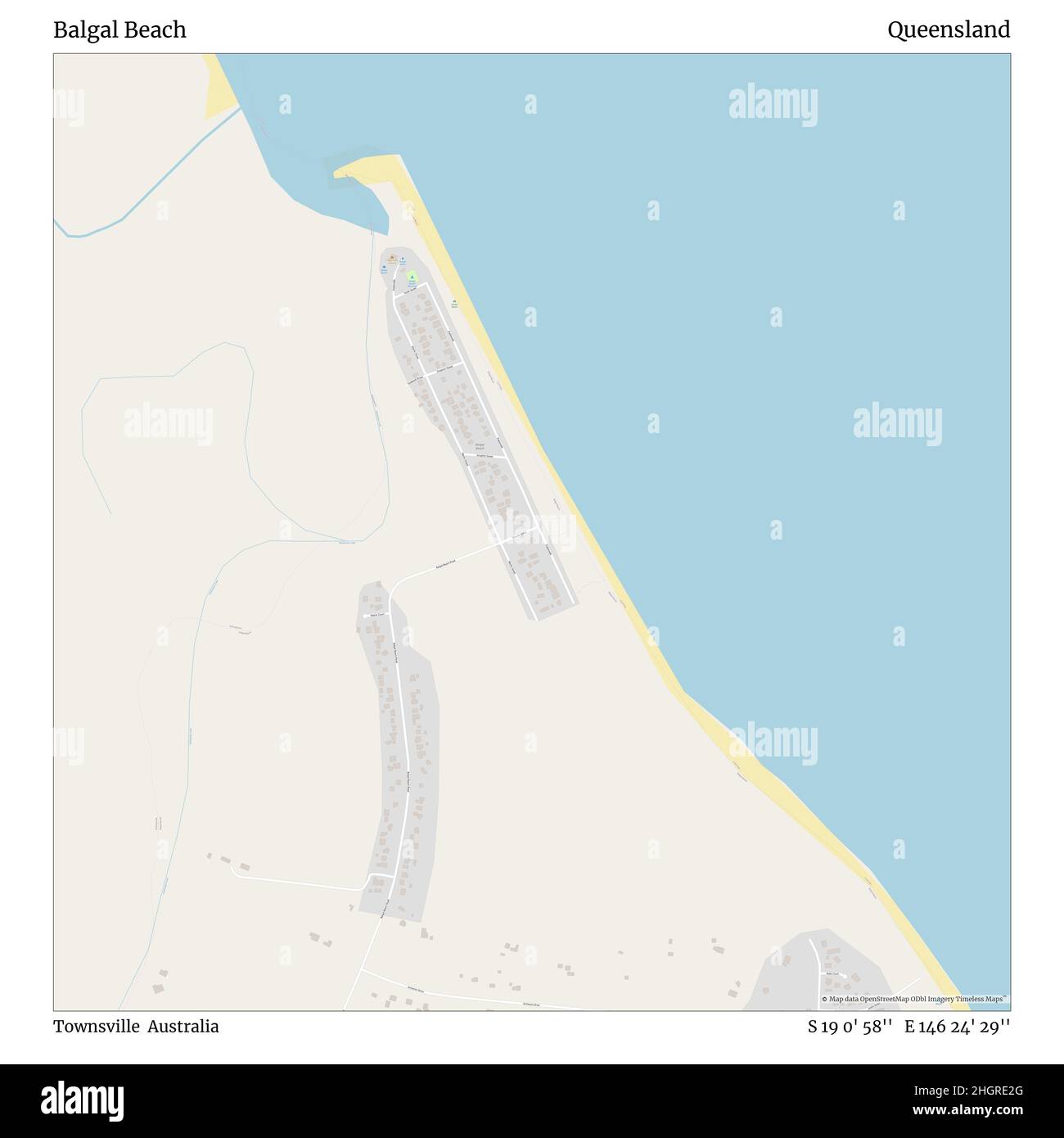 Balgal Beach, Townsville, Australia, Queensland, S 19 0' 58'', E 146 24 ...