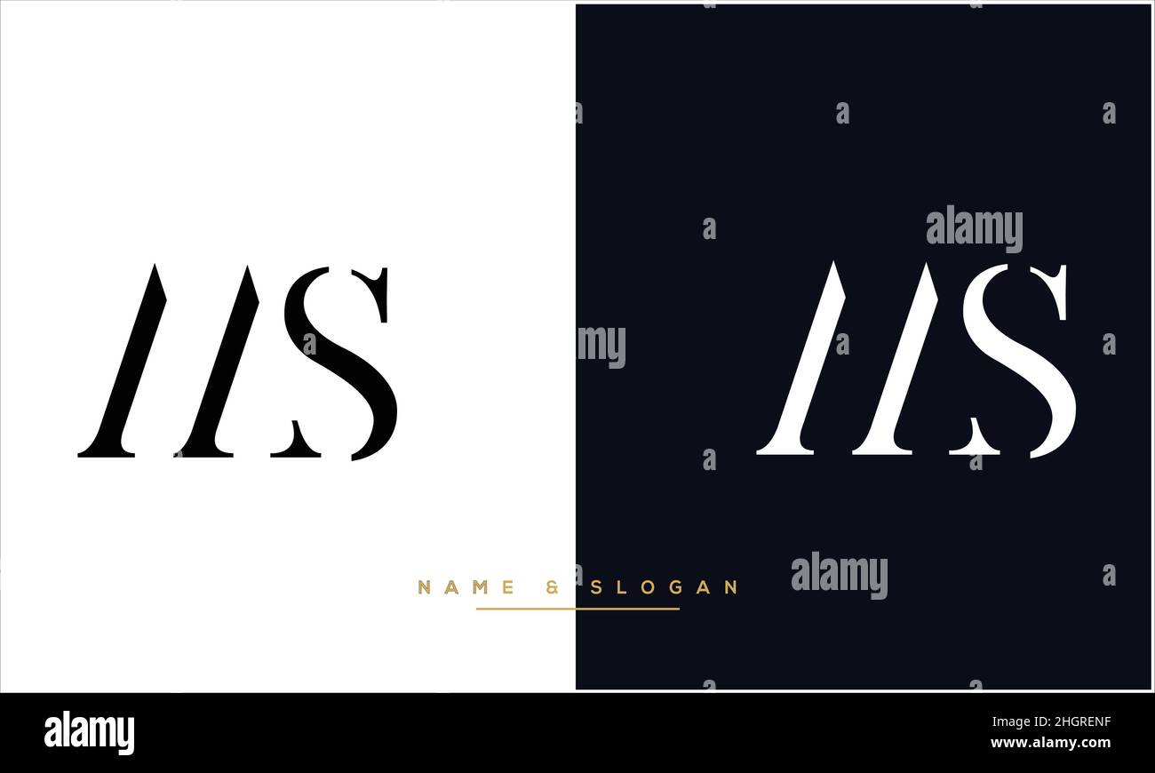 MS, SM Abstract Letters Logo monogram Stock Vector Image & Art - Alamy