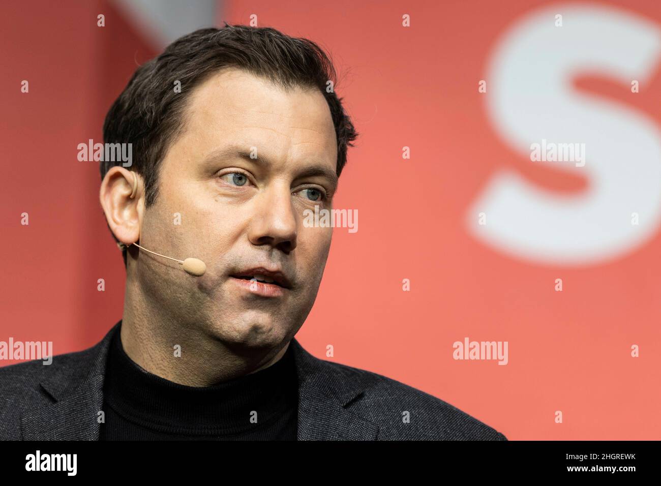 Berlin, Deutschland. 22nd Jan, 2022. Lars Klingbeil, SPD party leader ...