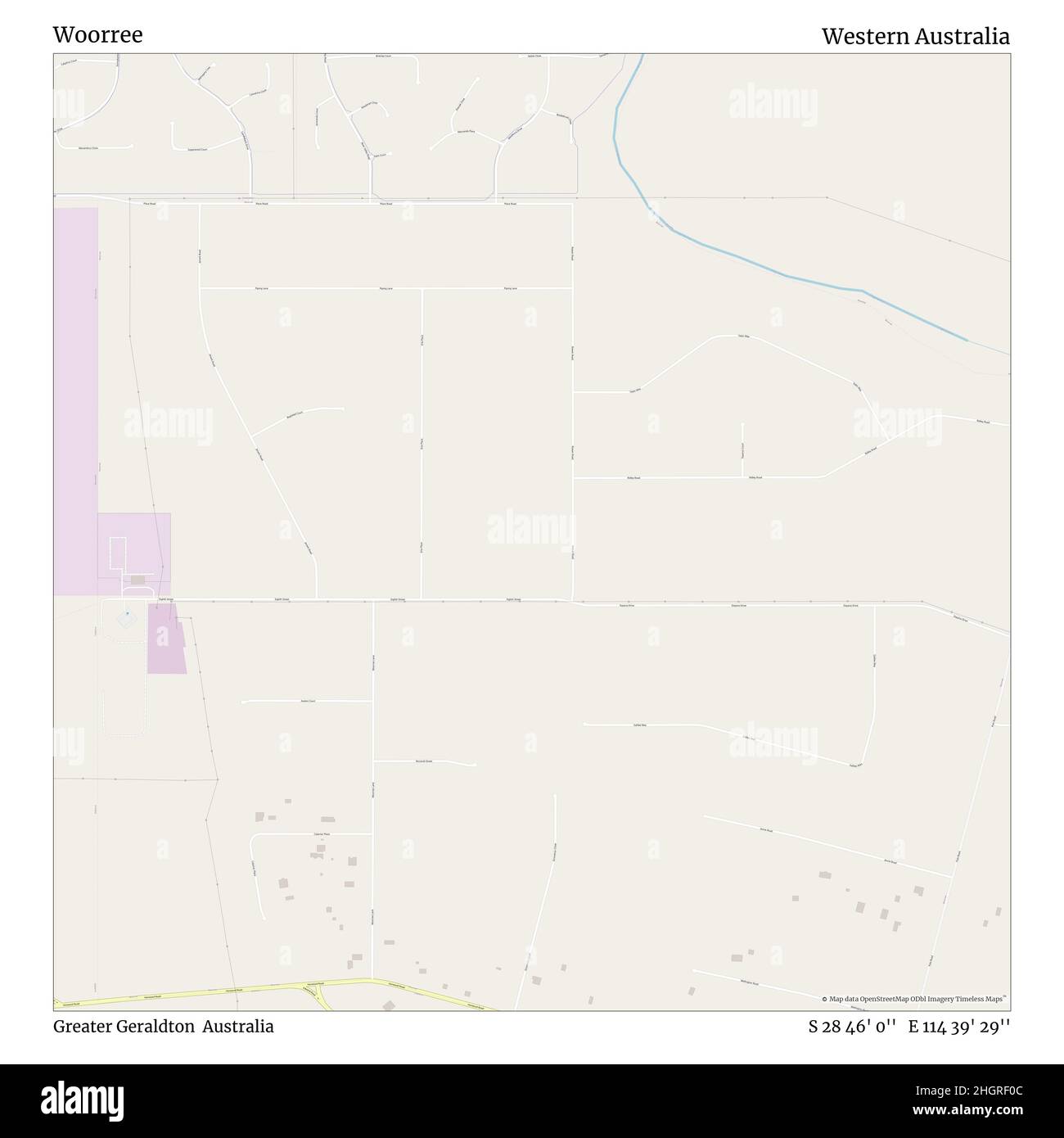 Map of geraldton hi-res stock photography and images - Alamy