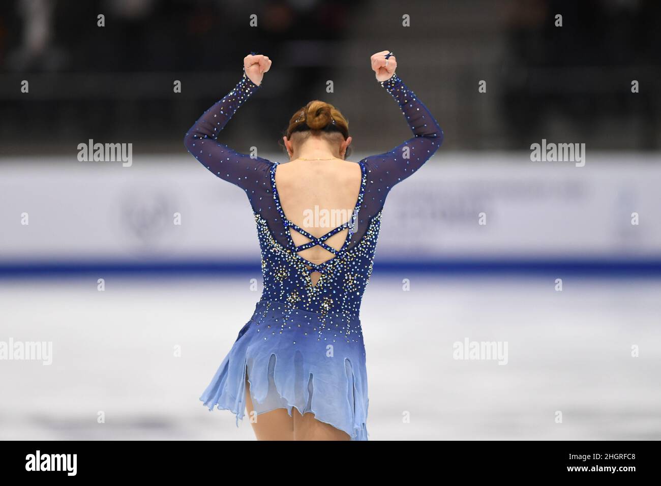 Audrey SHIN (USA), during Women Free Skating, at the ISU Four ...