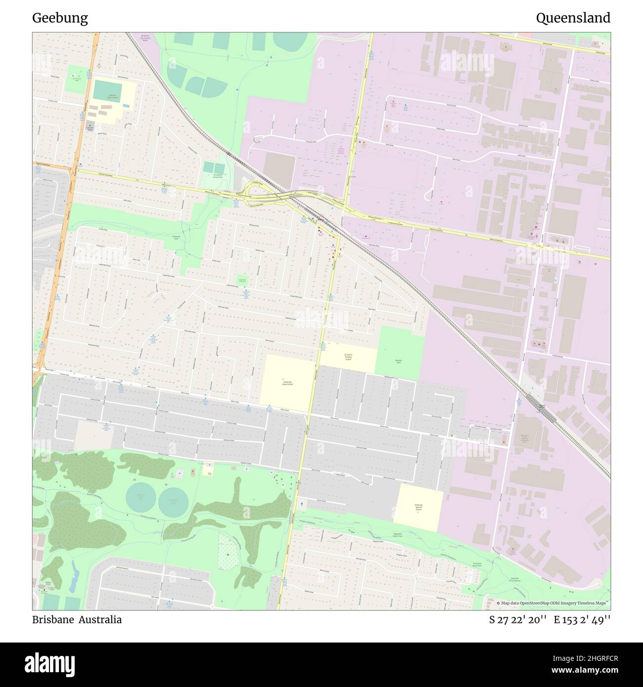 Geebung, Brisbane, Australia, Queensland, S 27 22' 20'', E 153 2' 49 ...