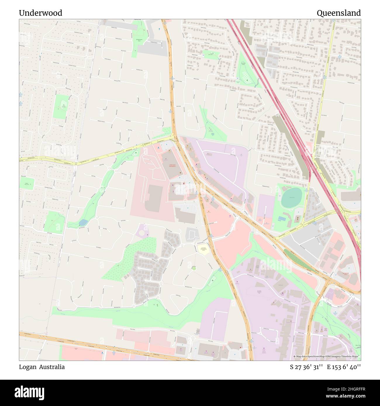 Map of underwood hi-res stock photography and images - Alamy