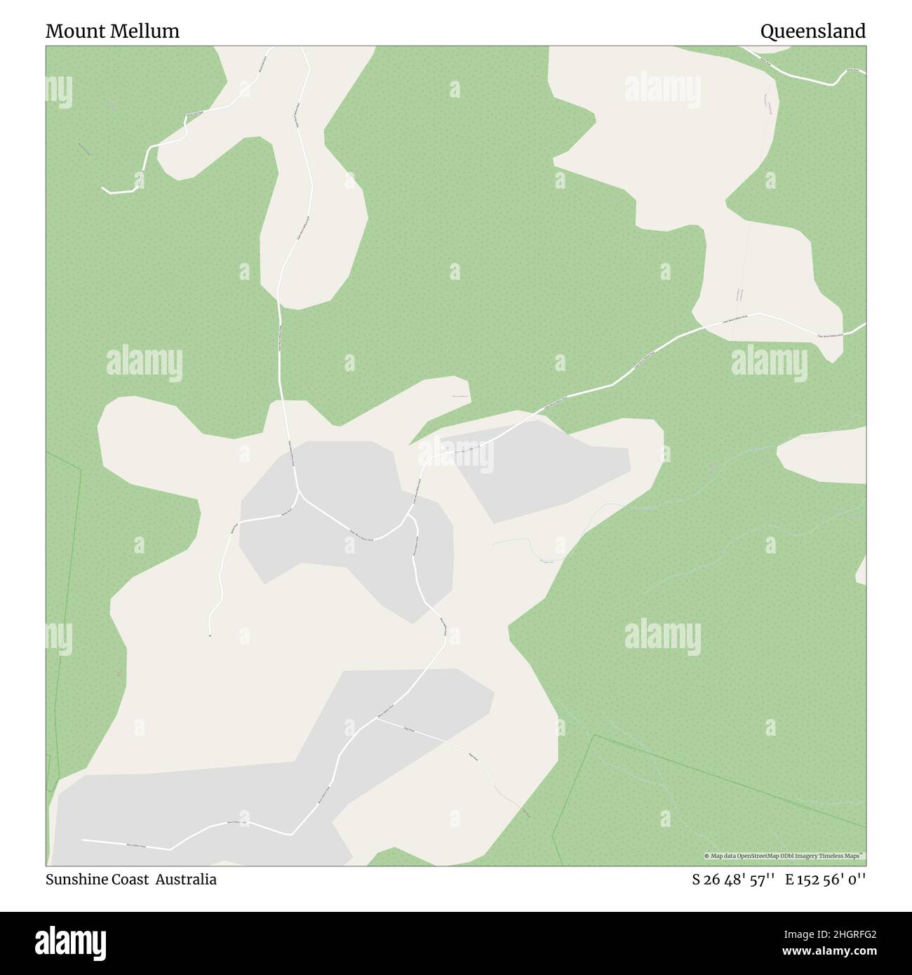 Mount Mellum, Sunshine Coast, Australia, Queensland, S 26 48' 57'', E ...