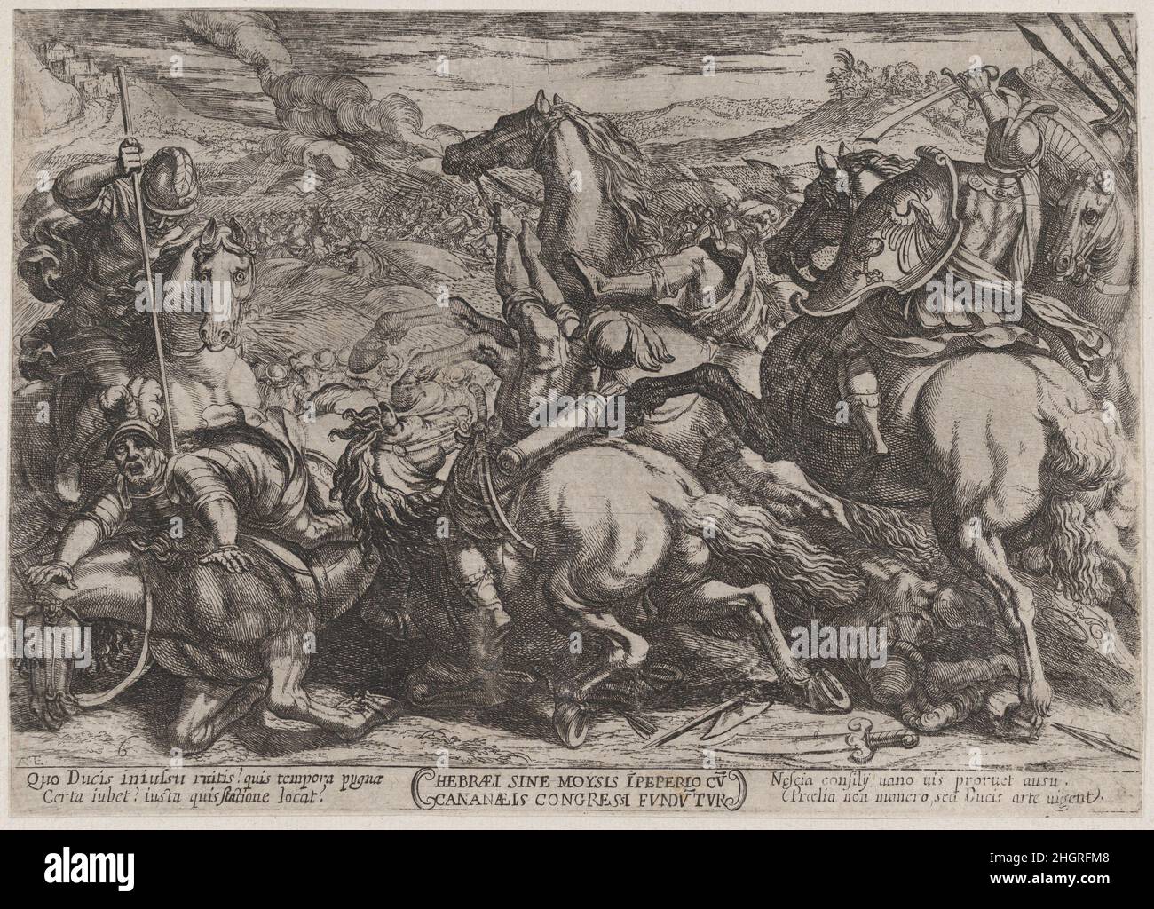 Plate 6: The Israelites Defeated by the Canaanites for Having Disobeyed ...