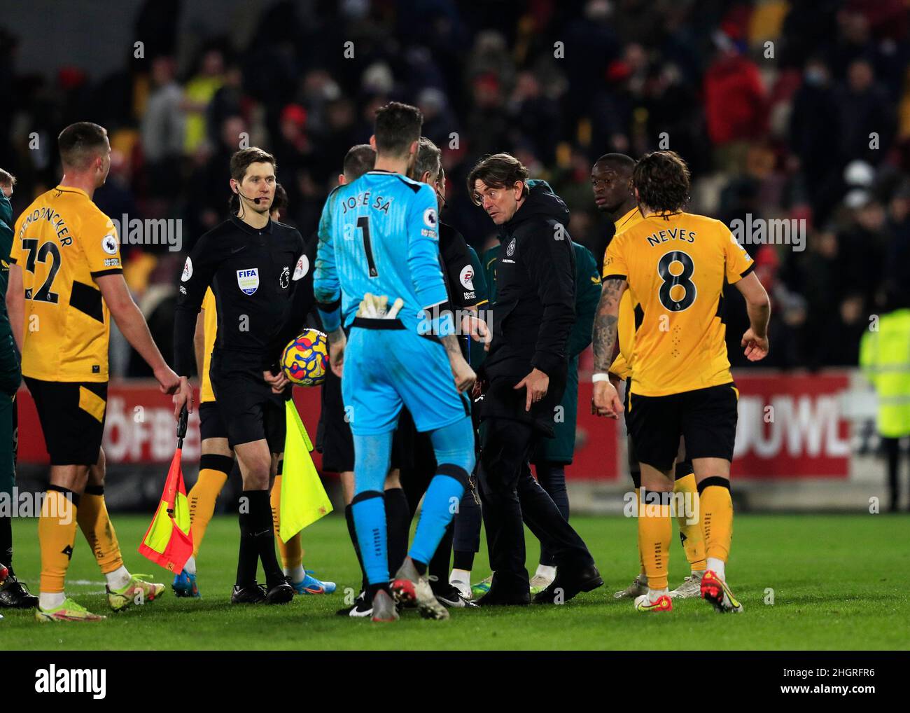 22nd January 2022: Brentford Community Stadium, London, England ...