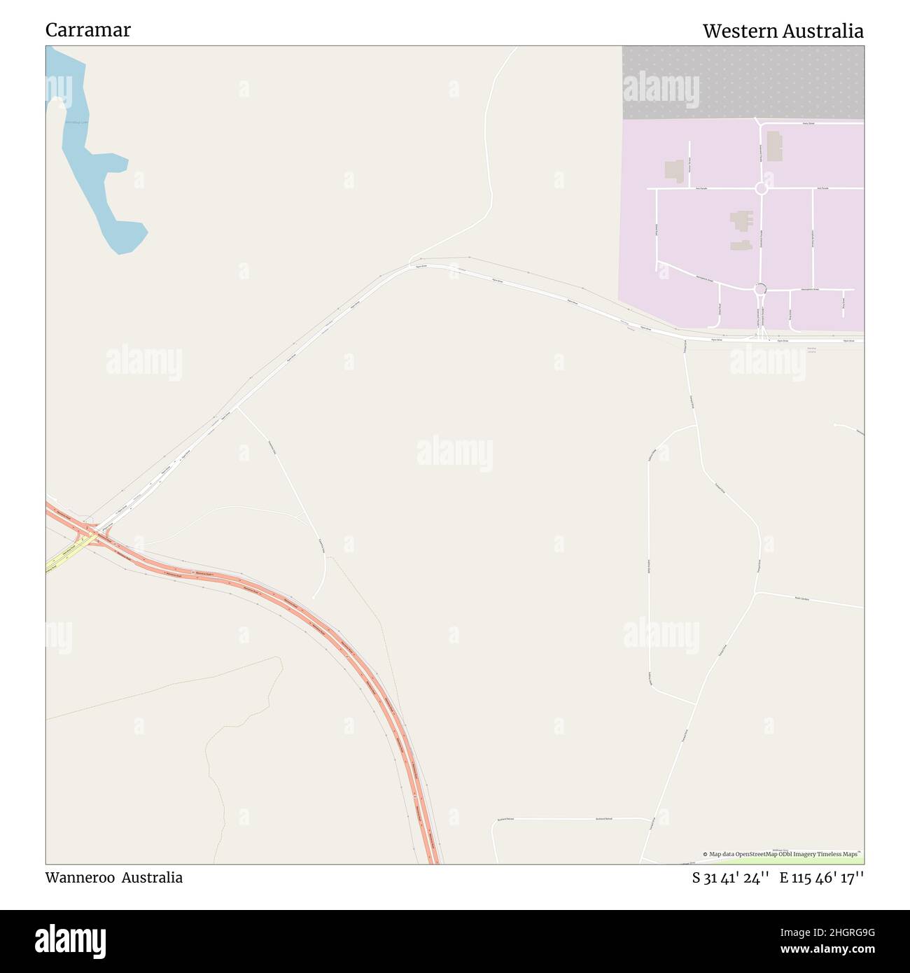 Carramar, Wanneroo, Australia, Western Australia, S 31 41' 24'', E 115 ...