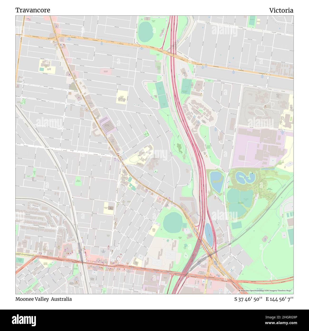 Travancore, Moonee Valley, Australia, Victoria, S 37 46' 50'', E 144 56 ...