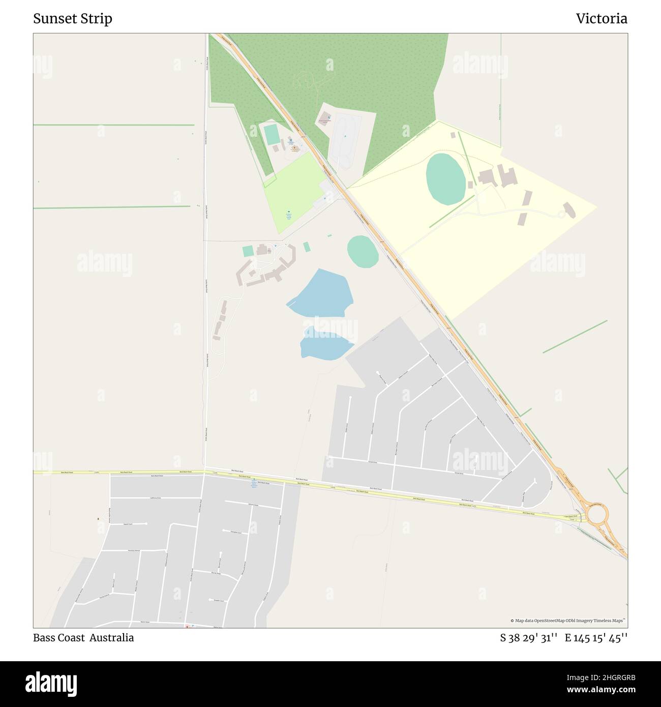 Sunset Strip, Bass Coast, Australia, Victoria, S 38 29' 31'', E 145 15 ...
