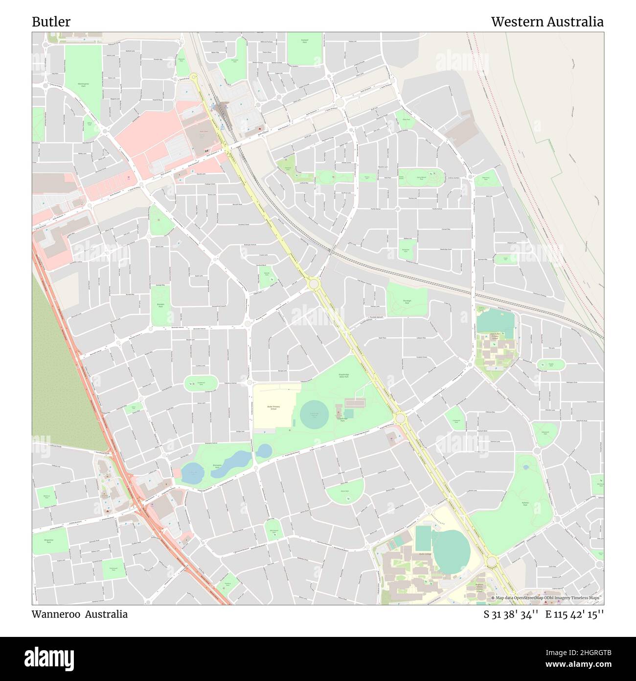 Map of butler hi-res stock photography and images - Alamy