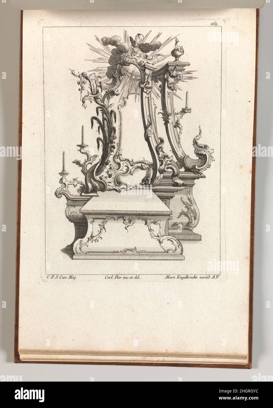 Design for an Altar, Plate 2 from an Untitled Series of Designs for ...