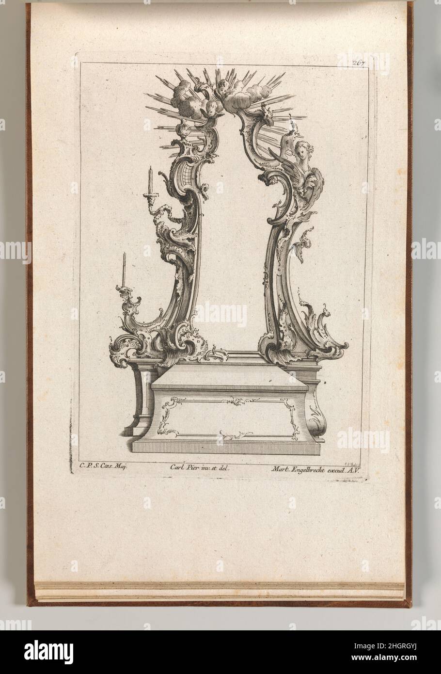 Design for an Altar, Plate 4 from an Untitled Series of Designs for ...