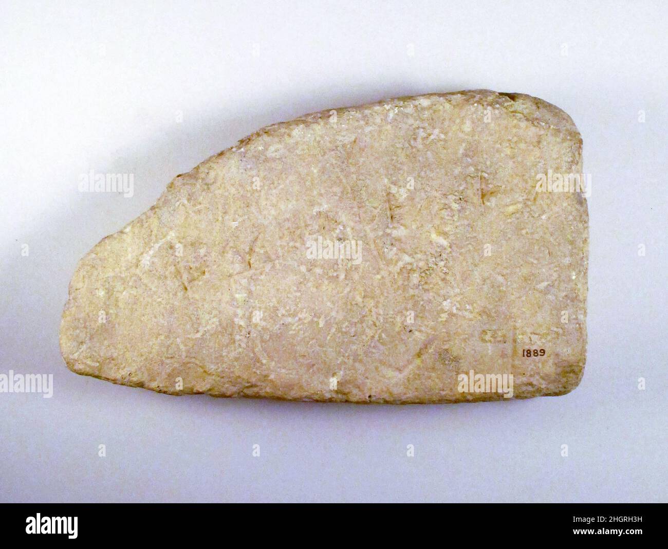 Limestone inscribed base Cypriot Fragment of a statue base with ...