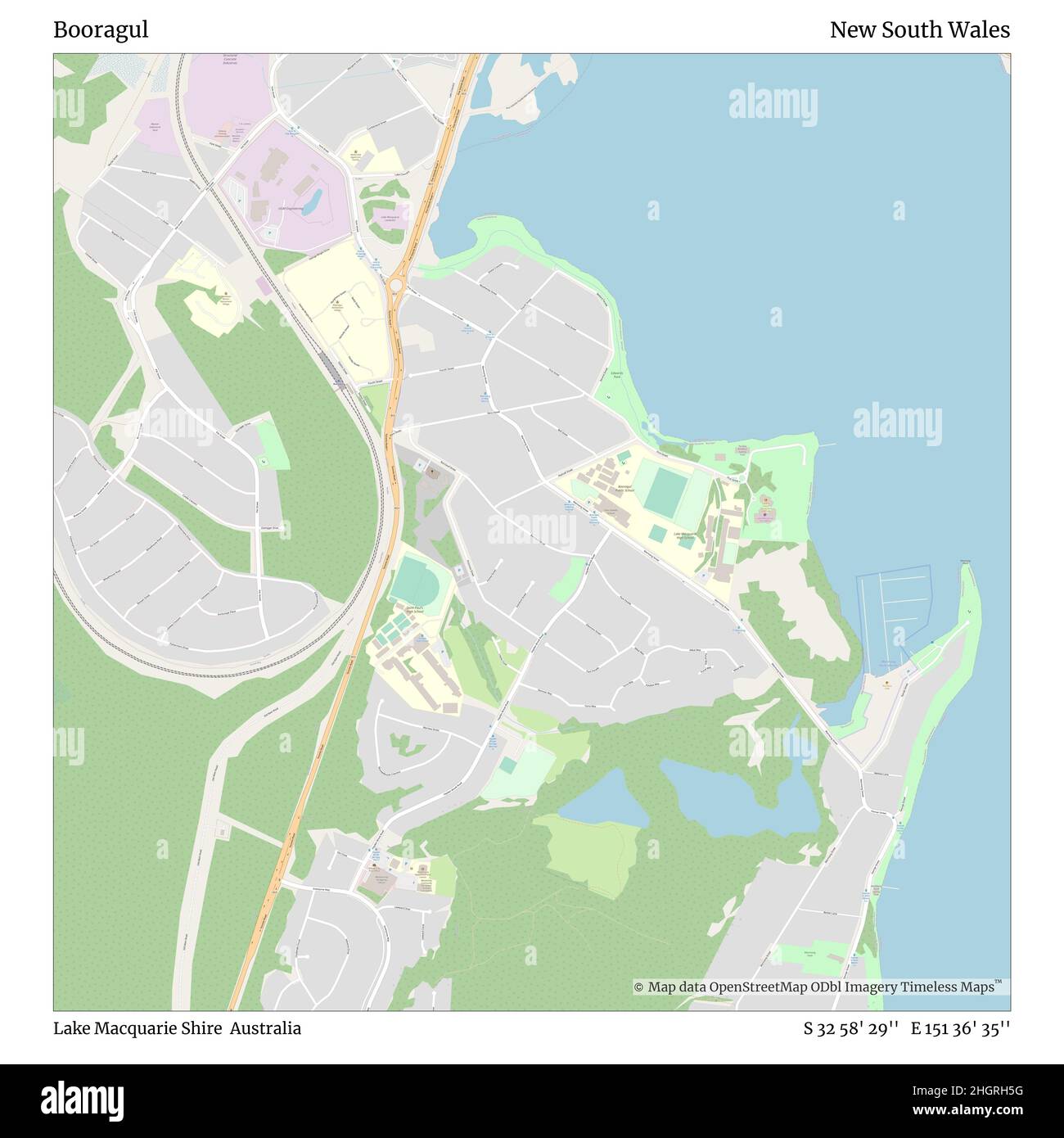 Booragul, Lake Macquarie Shire, Australia, New South Wales, S 32 58' 29 ...