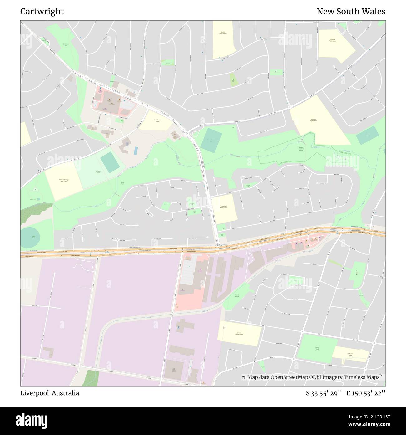 Map of cartwright hi-res stock photography and images - Alamy