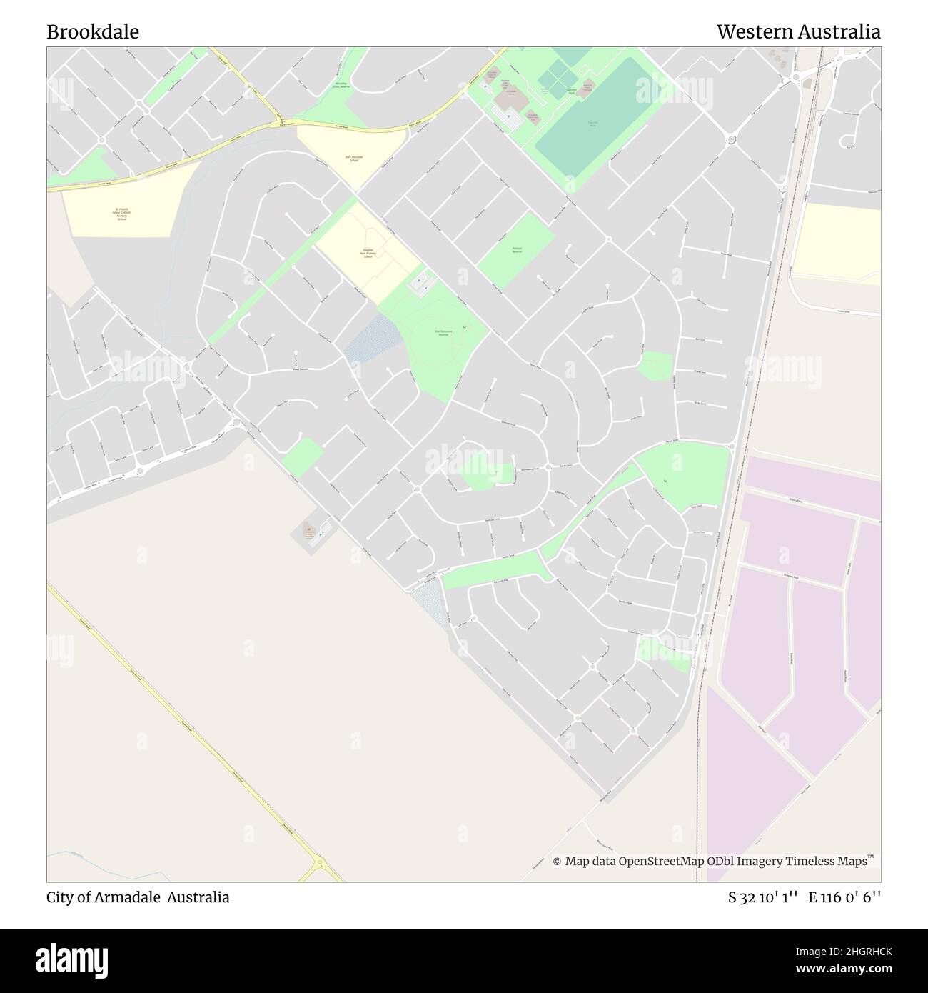 Map of brookdale hi-res stock photography and images - Alamy