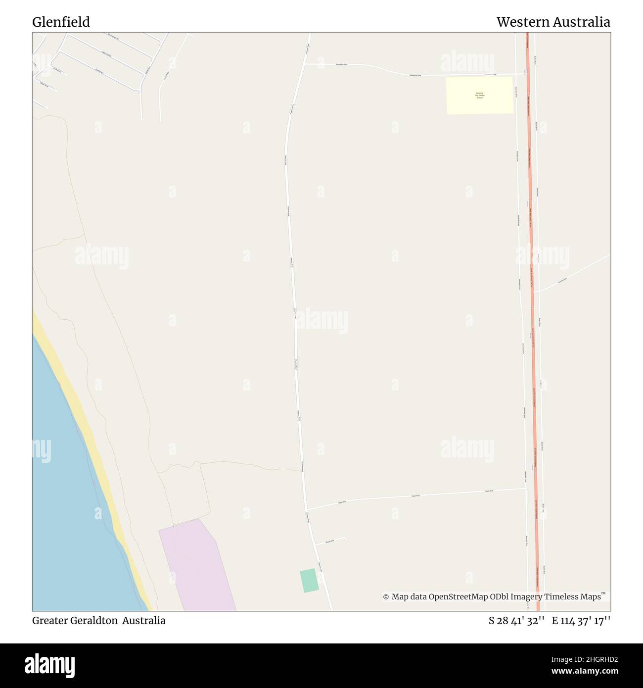 Map of geraldton hi-res stock photography and images - Alamy