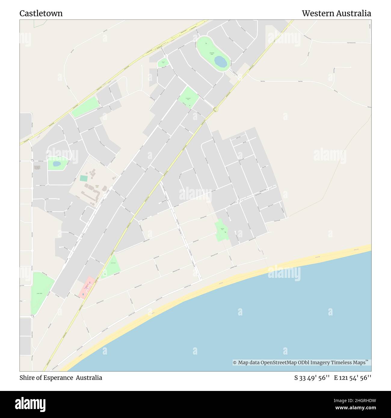 Map of castletown hi-res stock photography and images - Alamy