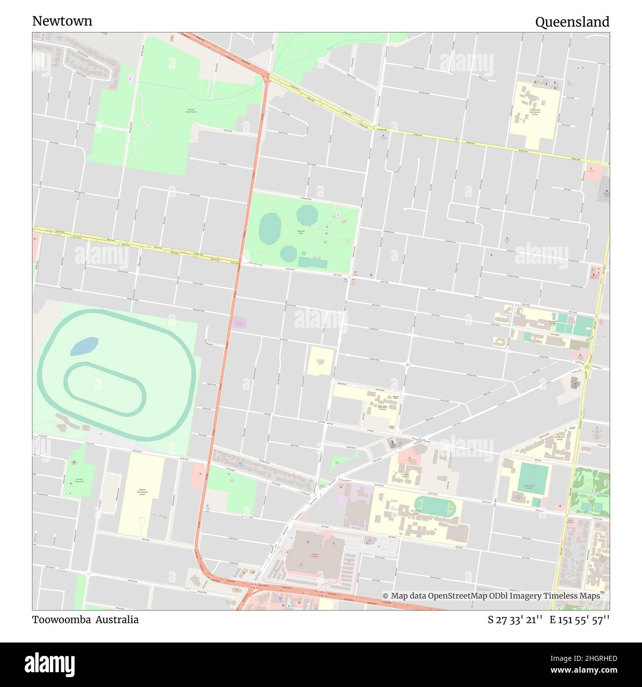 Newtown, Toowoomba, Australia, Queensland, S 27 33' 21'', E 151 55' 57 ...