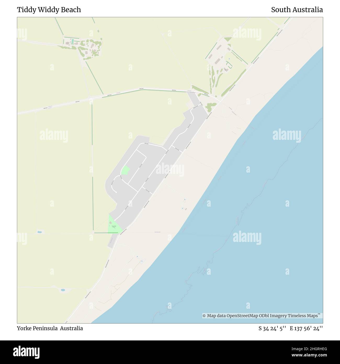 Tiddy Widdy Beach, Yorke Peninsula, Australia, South Australia, S 34 24 ...