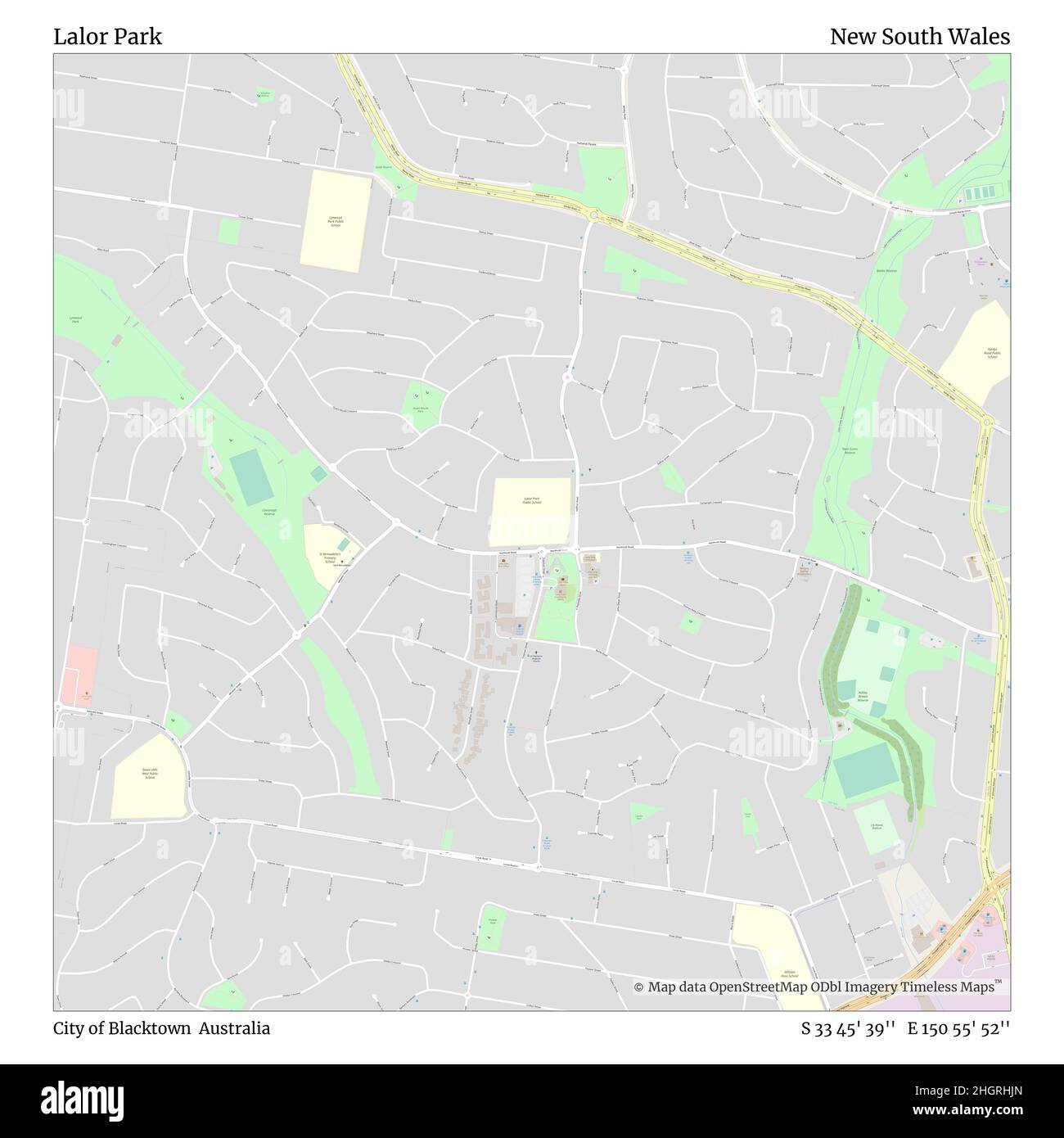Lalor Park, City of Blacktown, Australia, New South Wales, S 33 45' 39 ...