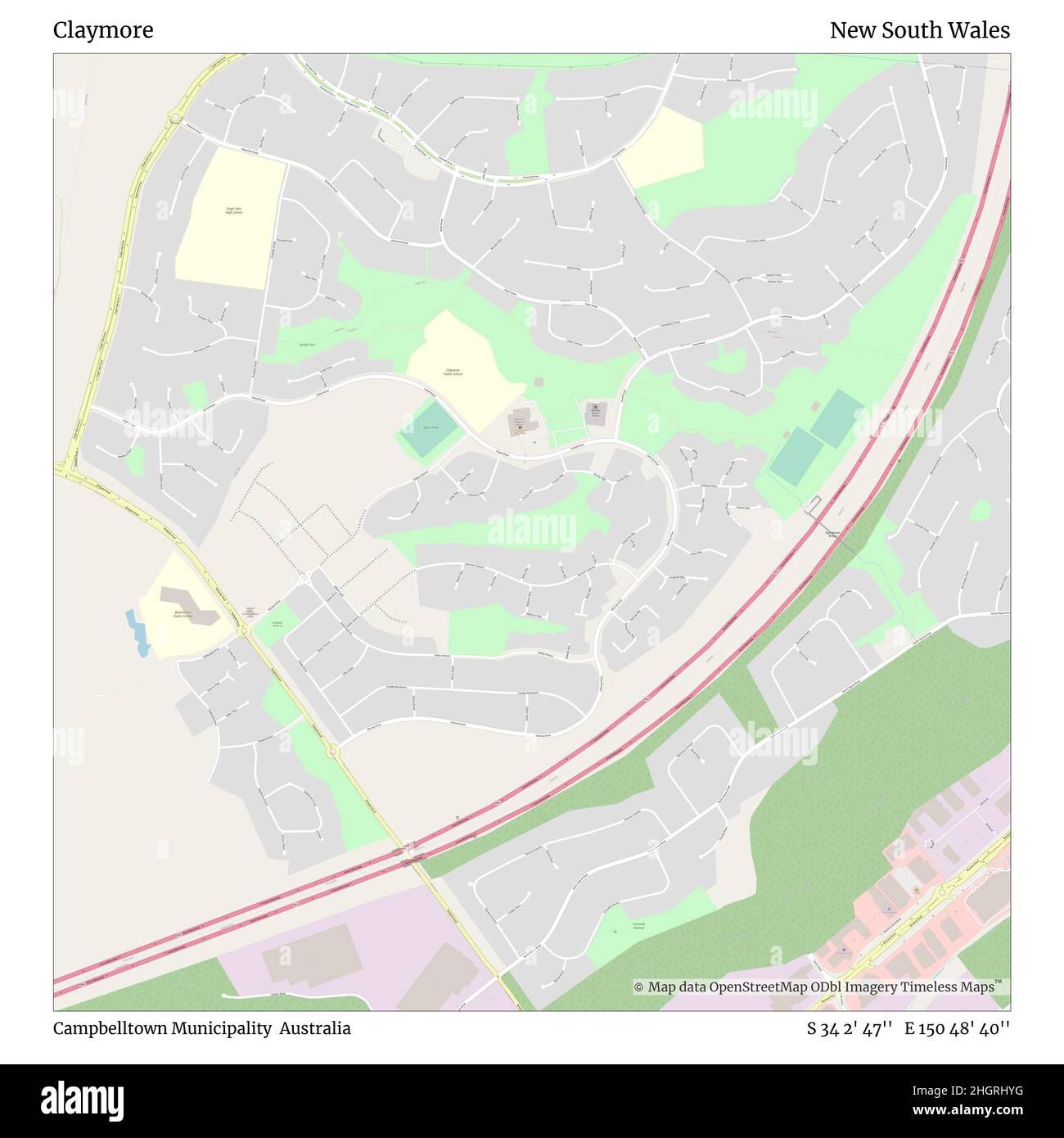 Claymore, Campbelltown Municipality, Australia, New South Wales, S 34 2 ...