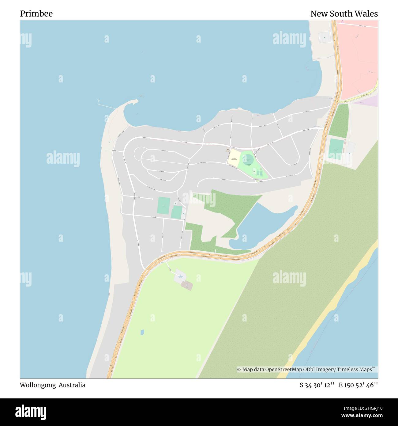 Primbee, Wollongong, Australia, New South Wales, S 34 30' 12'', E 150 ...