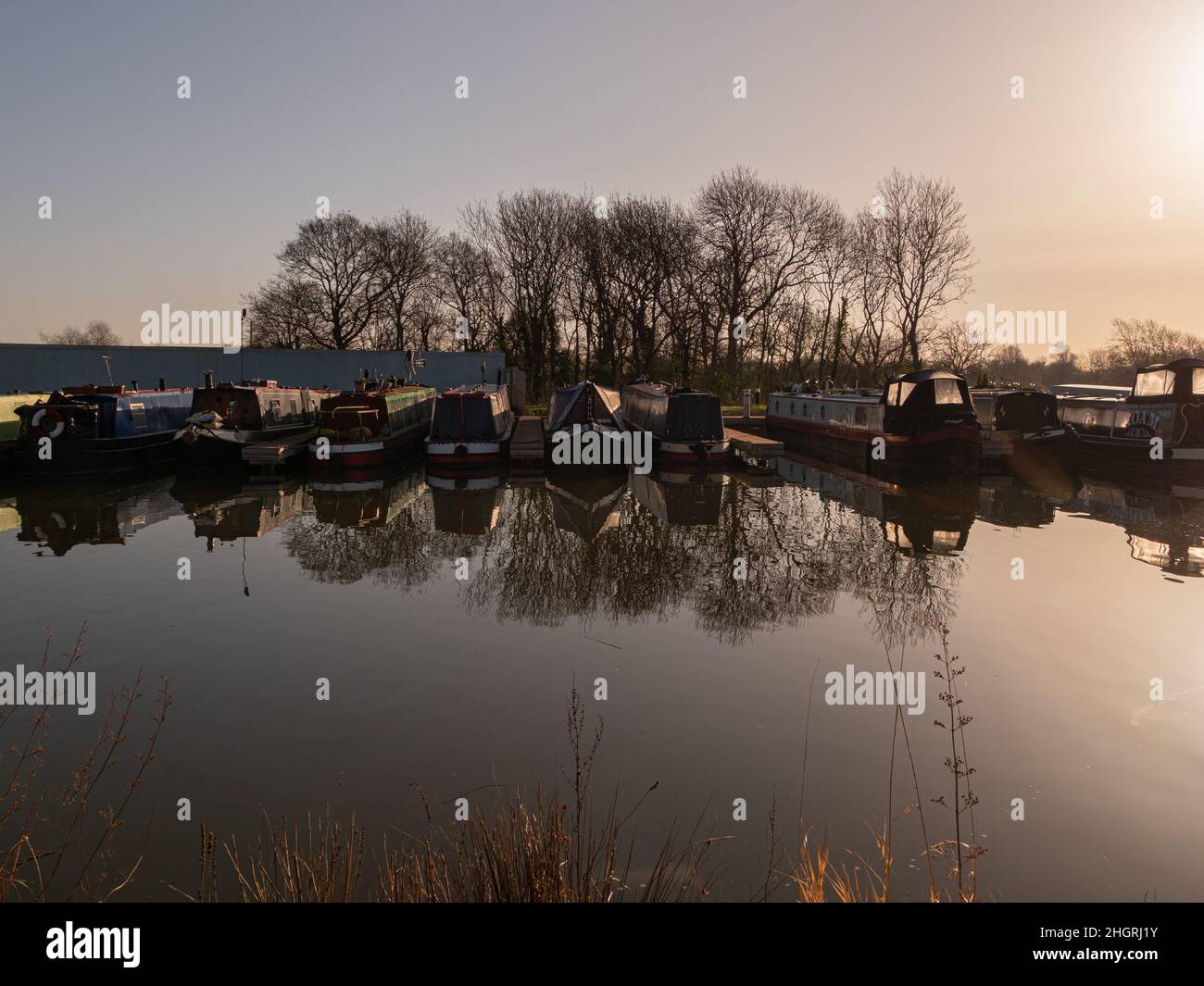 Campbell Wharf Marina in Milton Keynes Stock Photo - Alamy