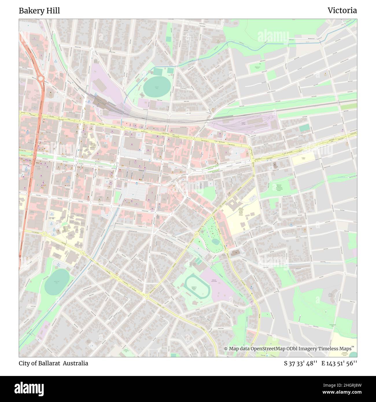 Map of hill city hi-res stock photography and images - Alamy