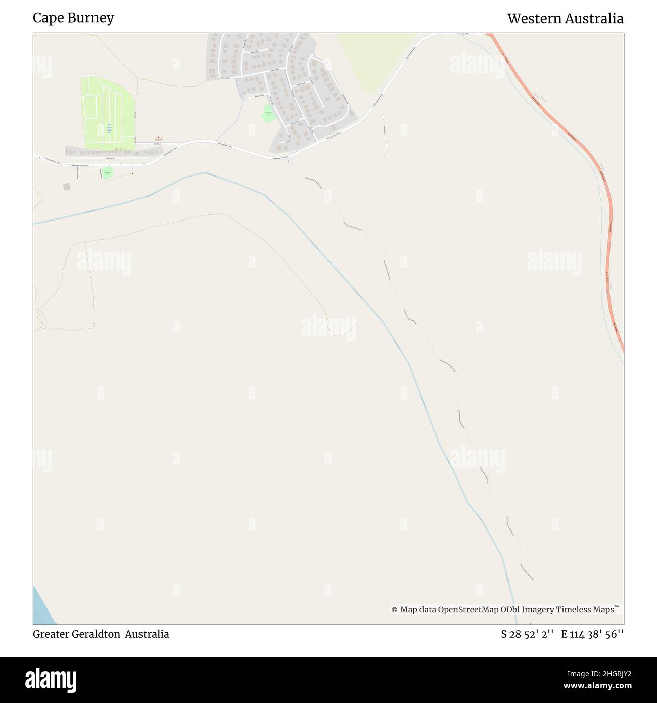 Map of geraldton hi-res stock photography and images - Alamy