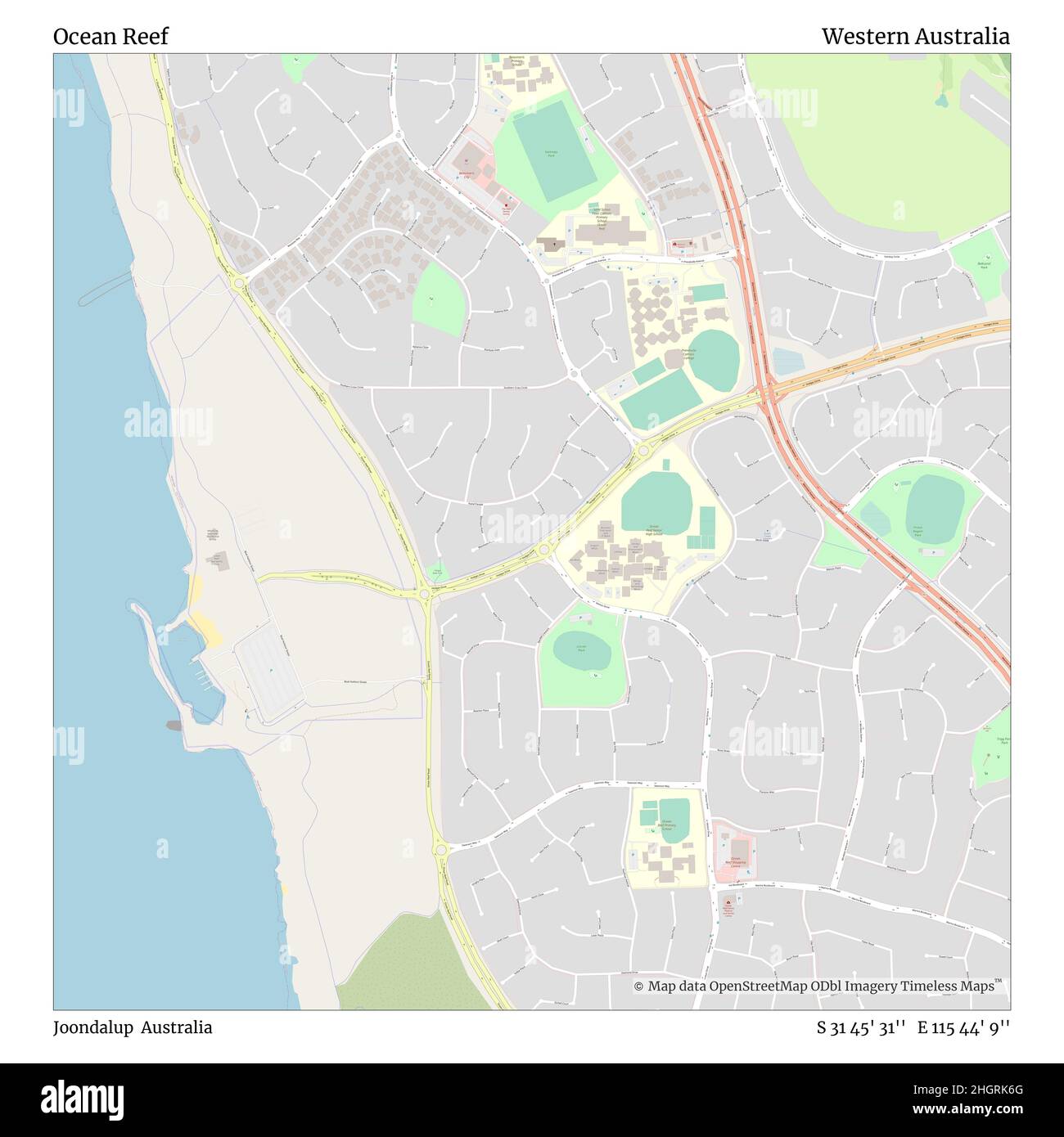 Map of australia ocean hi-res stock photography and images - Alamy