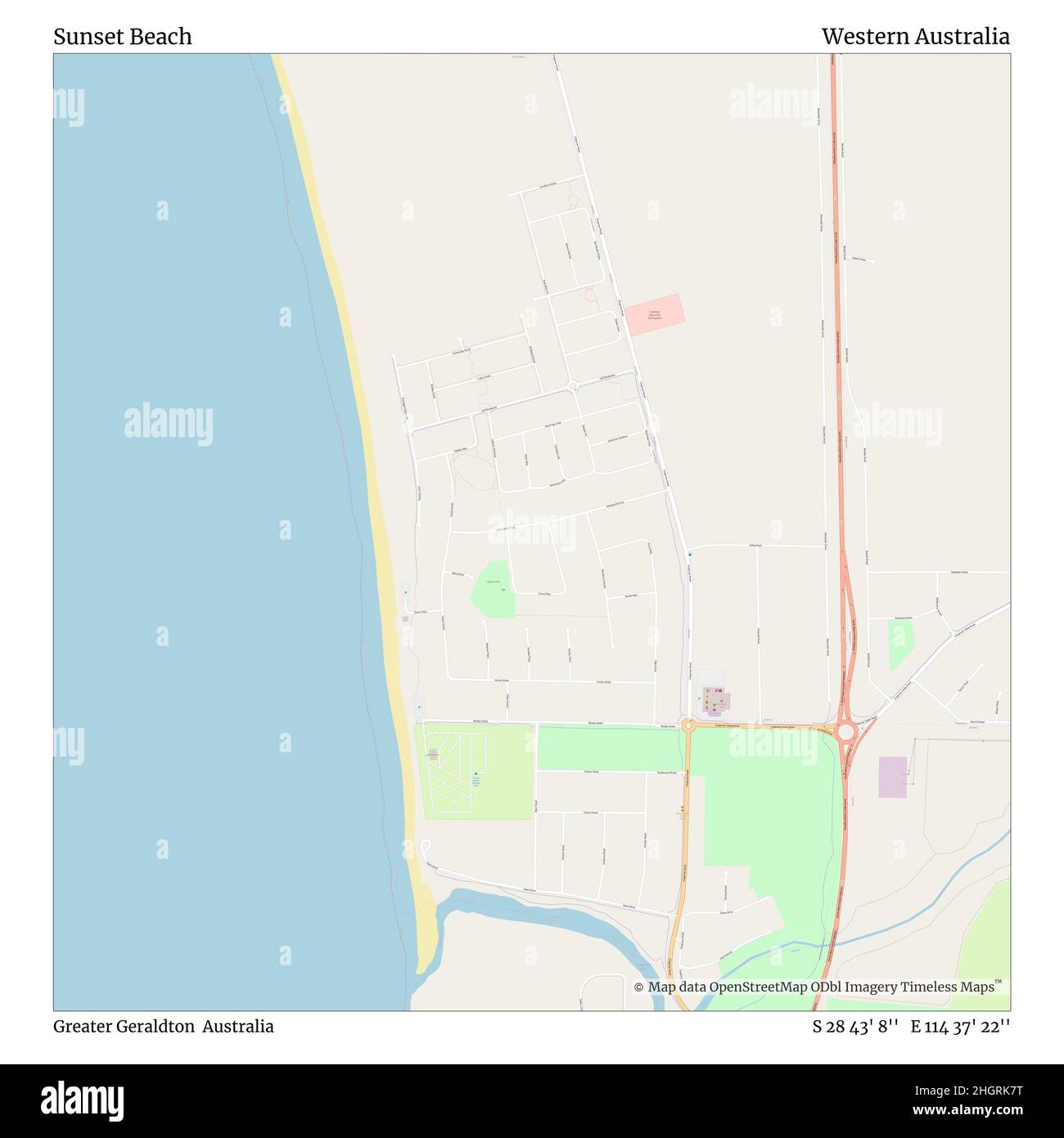 Geraldton map hi-res stock photography and images - Alamy