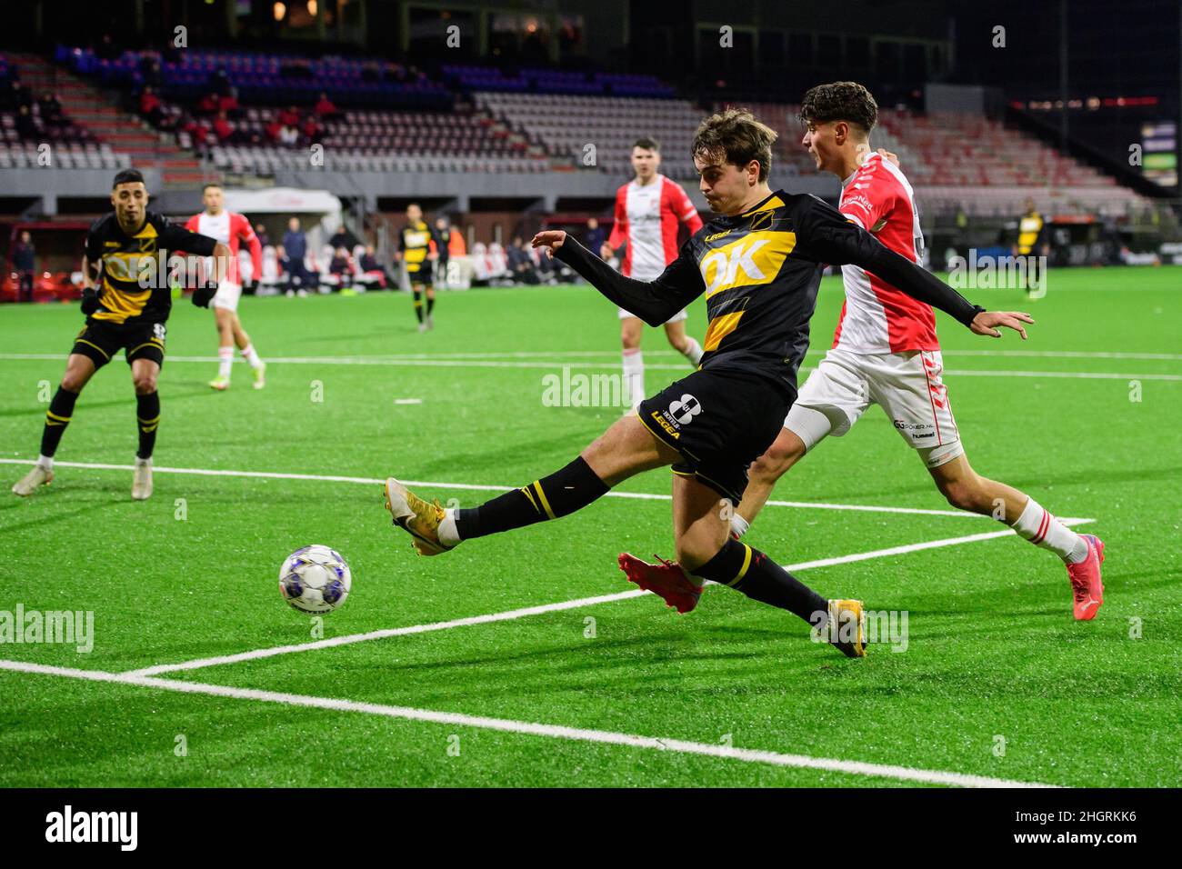 Emmen, Stadium Oude Meerdijk, 22-01-2022 , season 2021 / 2022 , Dutch Keuken Kampioen Divisie ...
