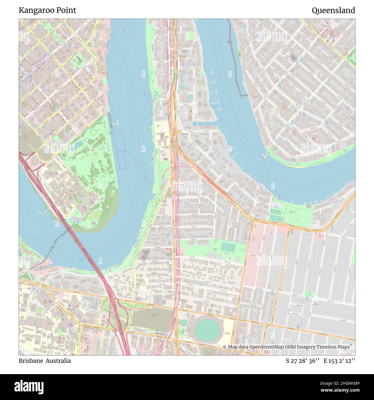 Kangaroo Point, Brisbane, Australia, Queensland, S 27 28' 36'', E 153 2 ...