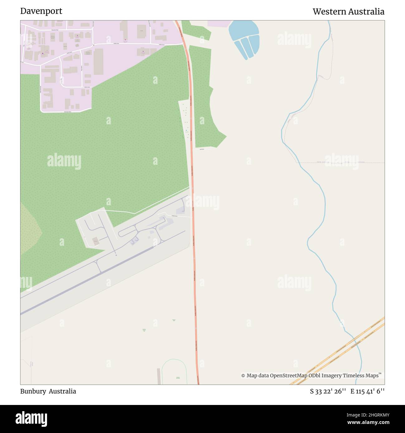 Bunbury western australia australia maps hi-res stock photography and ...