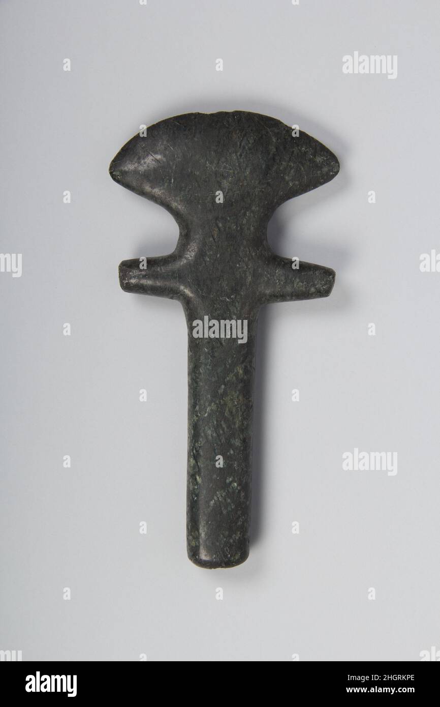 Stone Axe with Hornlike Protrusions (Y?kaku sekifu) Japan This ...