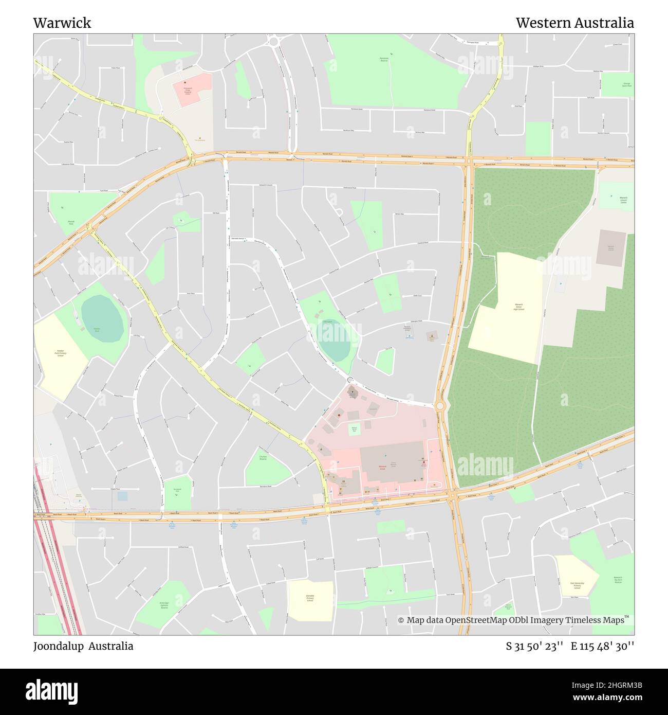 Map of warwick hi-res stock photography and images - Alamy