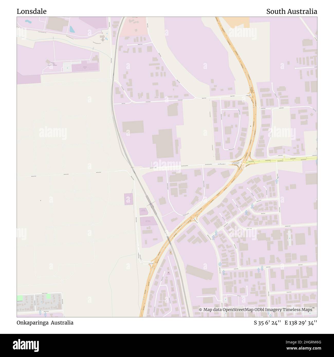 Map of onkaparinga hi-res stock photography and images - Alamy