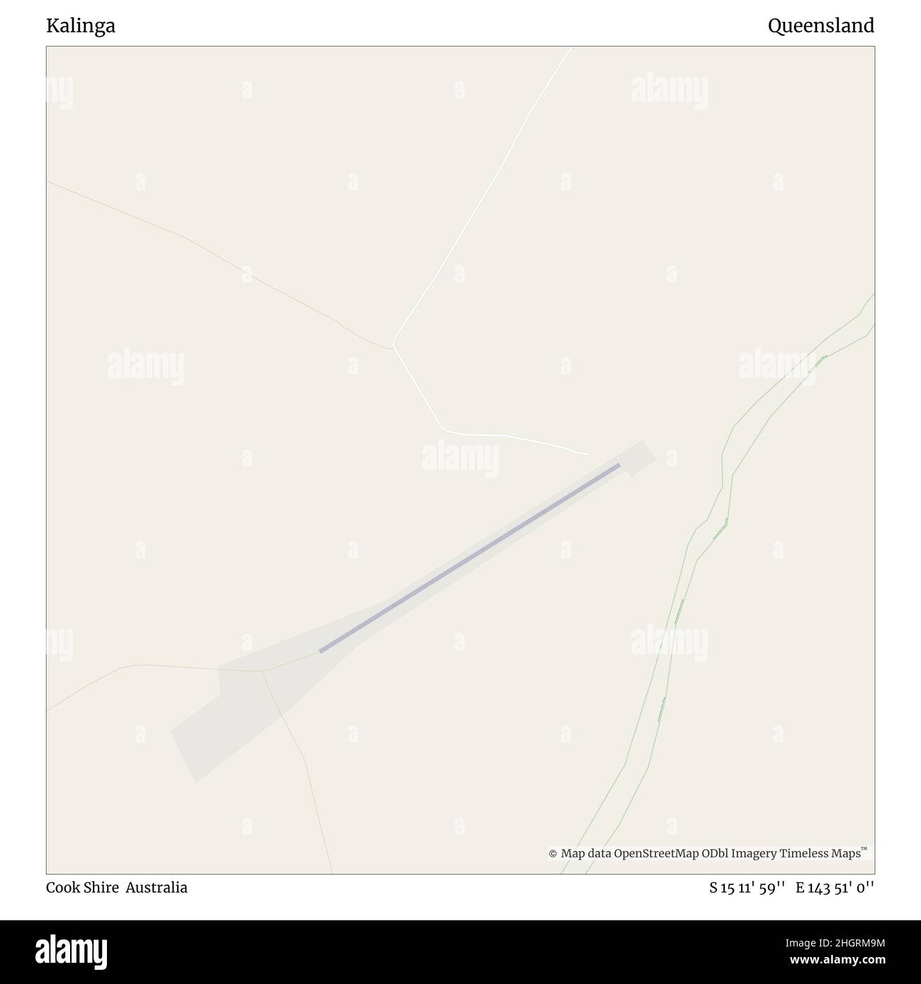 Kalinga, Cook Shire, Australia, Queensland, S 15 11' 59'', E 143 51' 0 ...