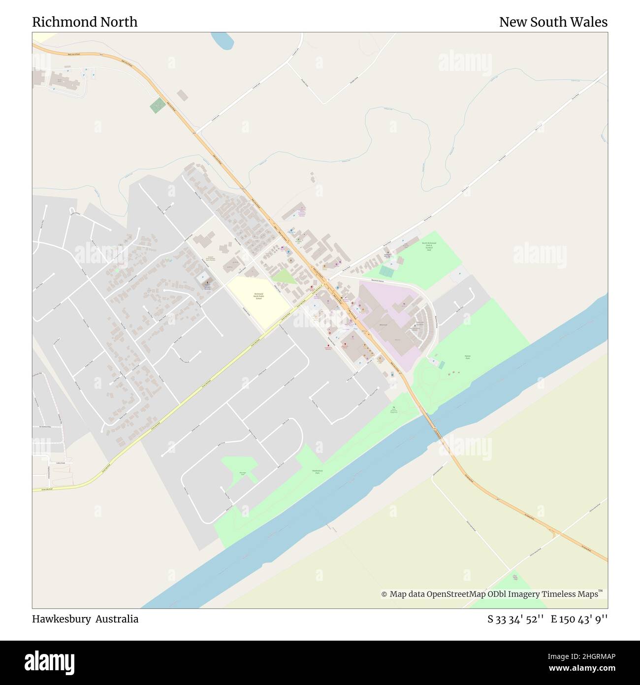 Map of hawkesbury hi-res stock photography and images - Alamy