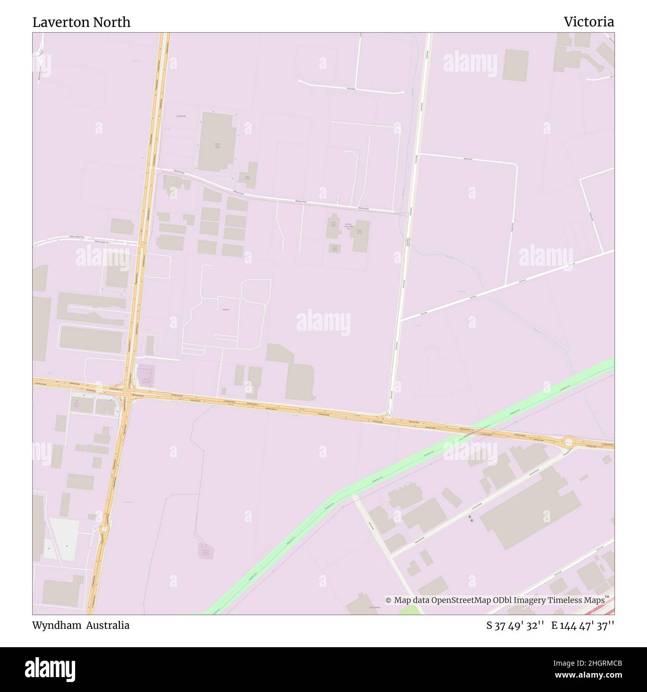 Laverton North, Wyndham, Australia, Victoria, S 37 49' 32'', E 144 47 ...