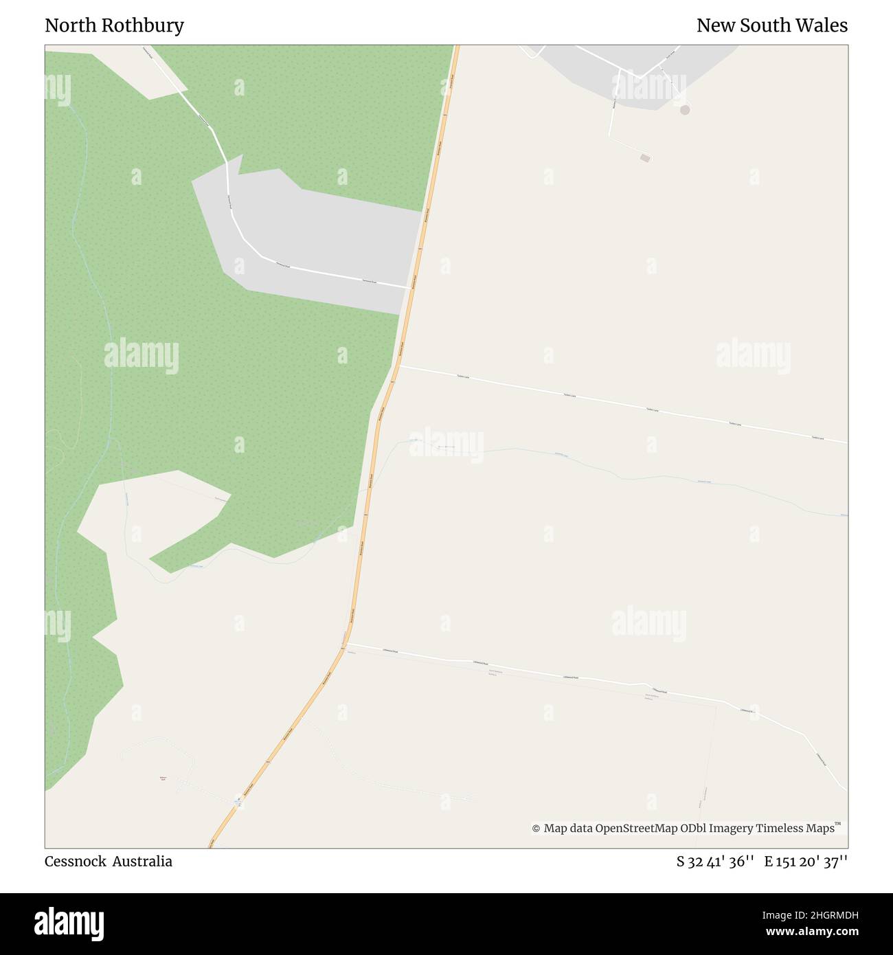 Map of rothbury hi-res stock photography and images - Alamy