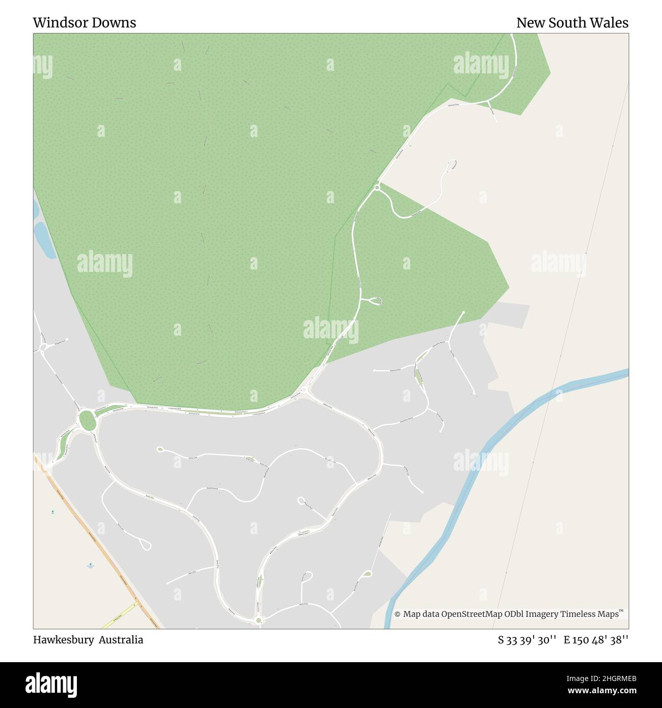 Map of hawkesbury hi-res stock photography and images - Alamy