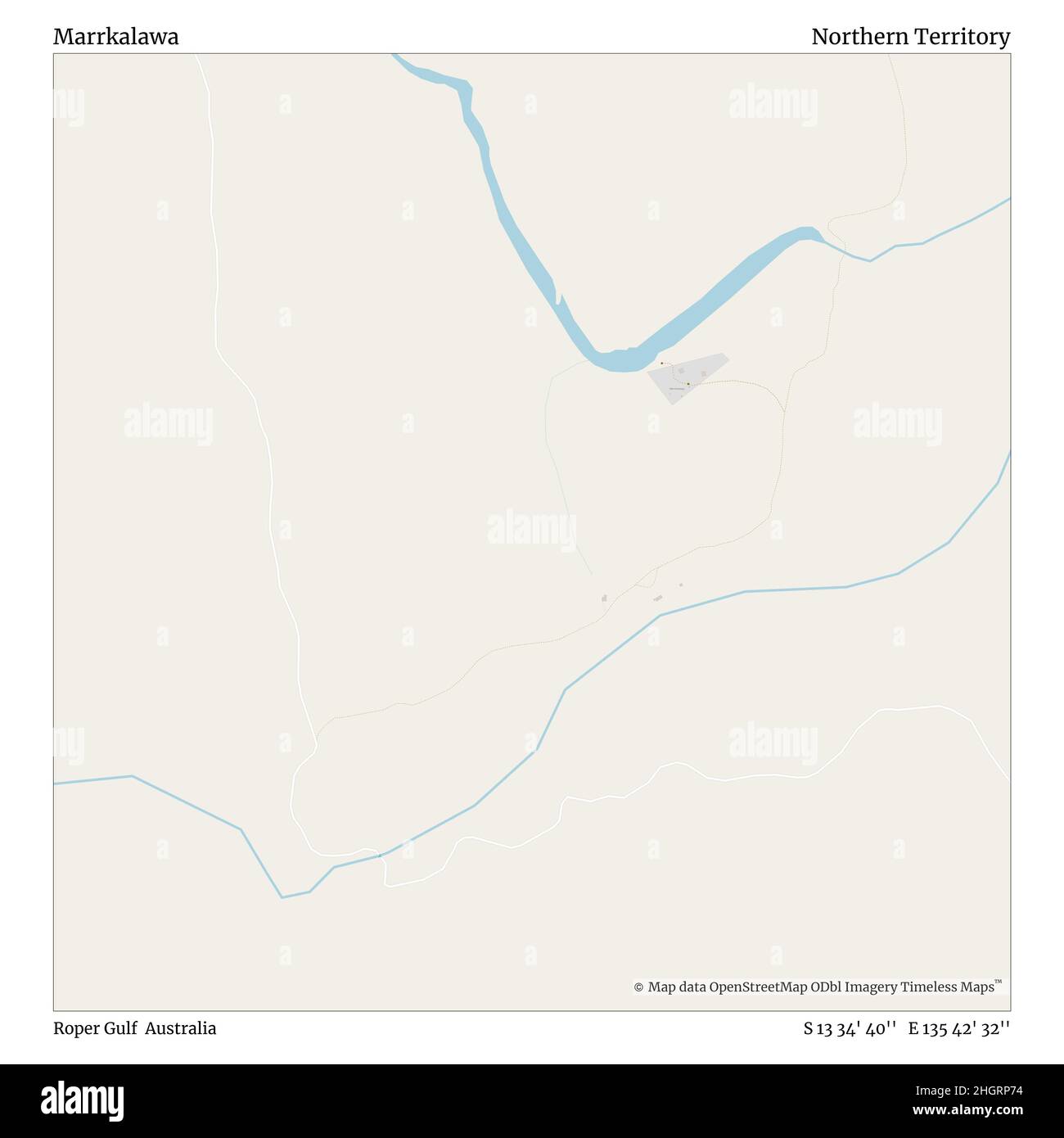 Map of roper gulf hi-res stock photography and images - Alamy