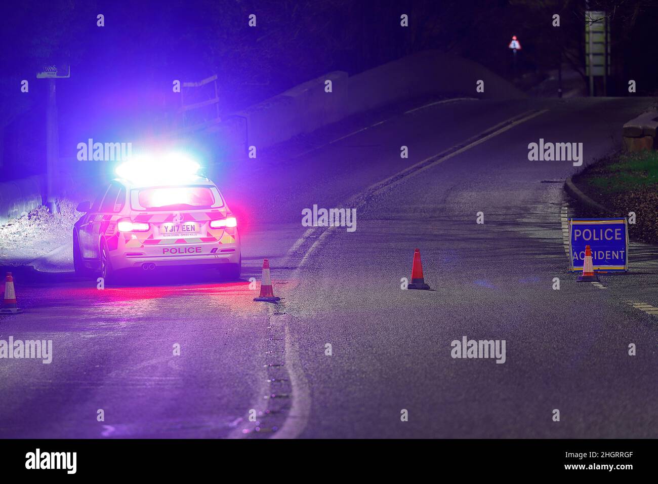 Aberford road accident hi-res stock photography and images - Alamy