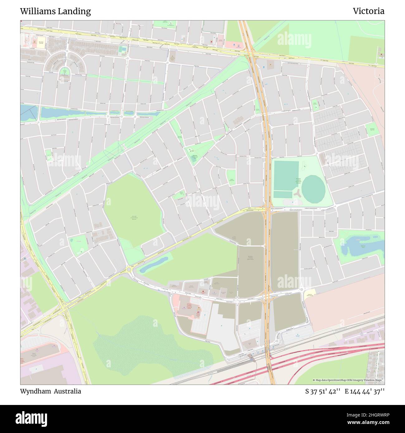 Williams Landing, Wyndham, Australia, Victoria, S 37 51' 42'', E 144 44 ...