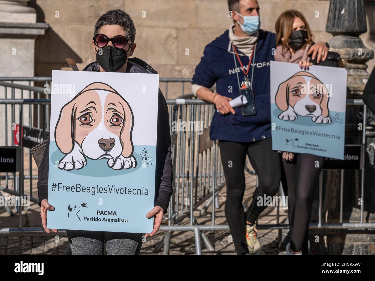 Lush Fighting Animal Testing Live Demonstration Clipart